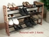 Expandable Stacking Cedar Shoe Rack - CDR-8942 - Proman Products