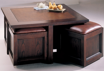 Hammary Kanson Cocktail Table with Storage Cubes - Hammary Furniture