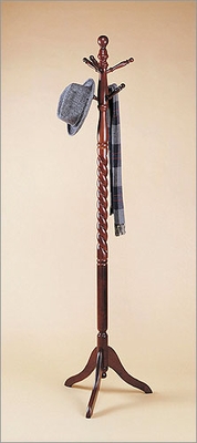 Heirloom Coat Rack Wooden Cherry Twist - Powell Furniture 450Z - 450Z ...