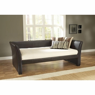 Hillsdale Malibu Daybed in Brown Leather - 1519DB - Hillsdale Furniture