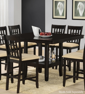 Hillsdale Tabacon Counter Height Gathering Table with Wine Storage ...