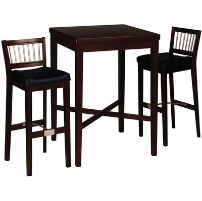 Homestyles Cherry Solid Wood Pub Table Set - 5987-358 - Homestyles