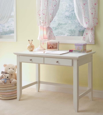 Homestyles Naples White Student Desk - 5530-16 - Homestyles