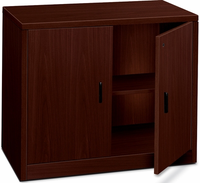 Hon 10500 Series Laminate Mahogany Bookcase Cabinet - HON105291NN - Hon ...
