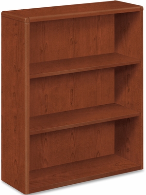 Hon 10700 Series 3 Shelf Bookcase in Cherry - HON10753JJ - Hon Office ...