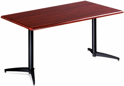 Iceberg OfficeWorks Table with Mahogany Finish - ICE65058 - Iceberg ...