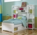 Lea Reflections Twin Bedroom Set with Two Bookcase Piers - 876-930 ...