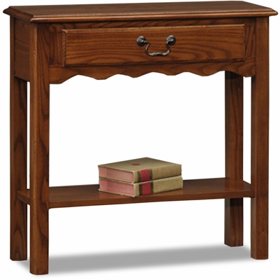 Leick Wave Console Table - Medium Oak - 9021-MED - Leick Furniture