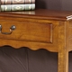 Leick Wave Console Table - Medium Oak - 9021-MED - Leick Furniture