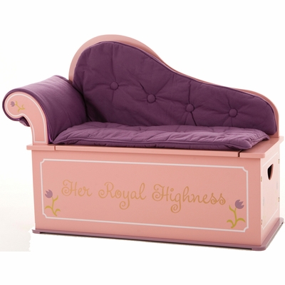 Levels of Discovery Princess Fainting Couch with Storage - LOD20053 ...
