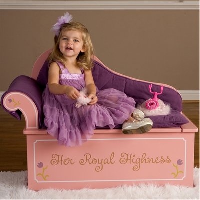 Levels of Discovery Princess Fainting Couch with Storage - LOD20053 ...