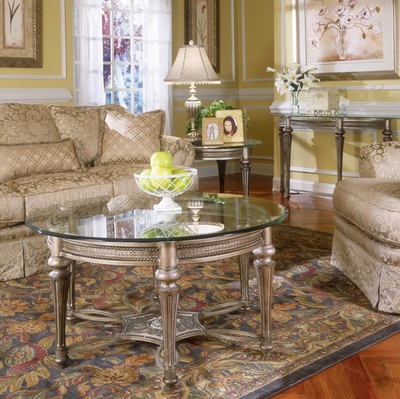 Magnussen Galloway Wrought Iron 3pc Table Set - 37504-SET - Magnussen ...