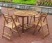 Merry Round Folding Table & 4 Chairs Patio Set - MPG-TBS01- - Merry ...