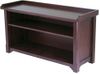 Milan Bench with Storage Shelf - 94640 - Winsome Wood Trading
