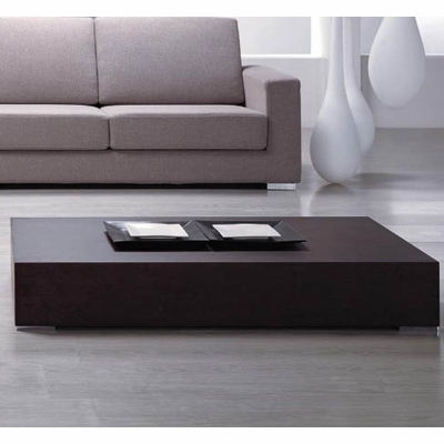 Modloft Mott Low Profile Modern Coffee Table - MD401-WAL - Modloft ...
