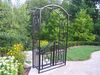 Oakland Living Royal Arbor with Gate - Black Finish - 5023-BK - Oakland ...
