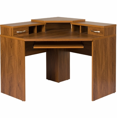 Office Adaptations Corner Desk with Monitor Platform - 22110 ...