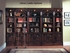 Parker Barcelona Inset Bookcase Wall System in Dark Red Walnut - Parker ...