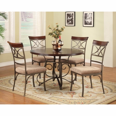 Powell 5 Pc. Hamilton Dining Set with (4) 697-434 Side Chairs - 697 ...