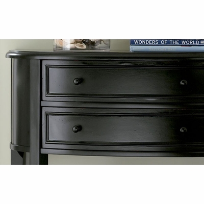Powell Antique Black Demilune Console Table - 502-515 - 502-515 ...