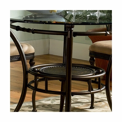 Powell Basil Antique Brown 5 Piece Dining Set with 4 Chairs - 364-410 ...