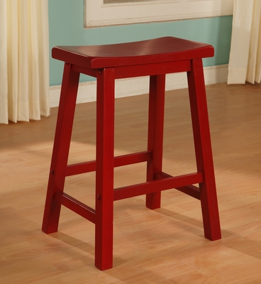 Powell Color Story Crimson Red Counter Stool - 286-430 - Powell Furniture