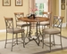 Powell 5 Pc. Hamilton Dining Set with (4) 697-435 Swivel Arm Chairs ...