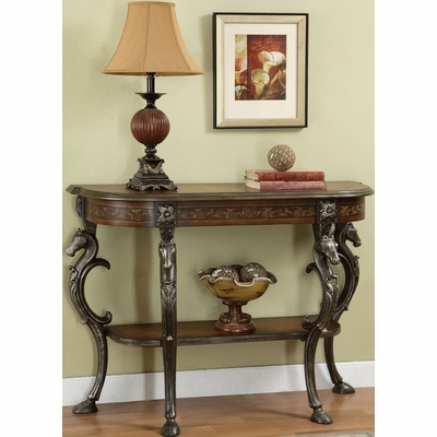 Powell Masterpiece Horse Head Demilune Console Table - 416-225 - Powell ...