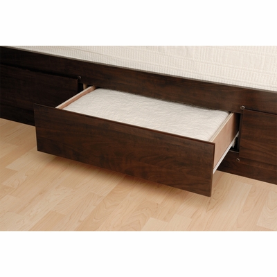 Prepac Tall Twin Platform Storage Bed - BBT-4106 - BBT-4106 - Prepac ...