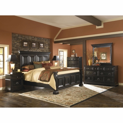 Pulaski Brookfield King Panel Bed - 993180-993182 - Pulaski Furniture
