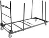 Regency Black Mobile Cart for Rectangle Folding Tables - 8068BK ...