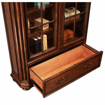 Riverside Cantata 76 Inch Glass Door Bookcase - 4934 - Riverside Furniture