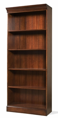 Riverside Cantata Five Shelf 30" x 72" Bookcase - Burnished Cherry ...