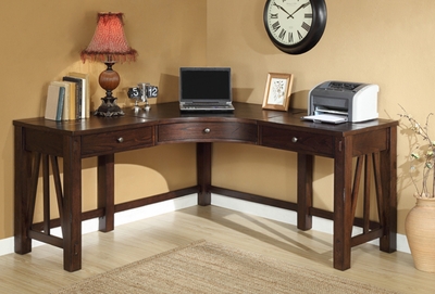 Riverside Castlewood Curved Corner Desk - 33524 - Riverside Furniture