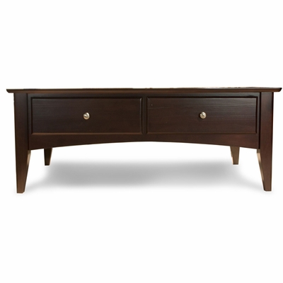 Riverside Cosmopolitan Storage Coffee Table - Espresso Finish - 51102 ...