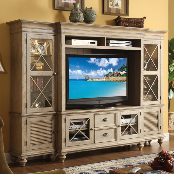 Weathered driftwood tv stand store
