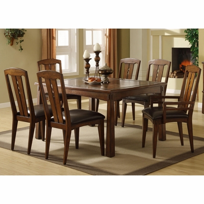 Riverside Craftsman Home Rectangular 7pc Dining Set - 2950 - Riverside ...