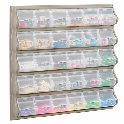 Safco 30 Pocket Panel Bins with Label Area - 6111BL - Safco Office