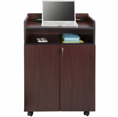 Safco Executive Presentation Stand with Locking Cabinet - 8919MH ...