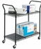 Safco Wire Utility Cart with Two Shelves - 5337BL - Safco Office