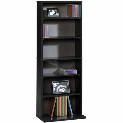 Sauder Beginnings Multimedia Storage Tower Black - 409021 - Sauder ...