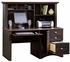 Sauder Harbor View Computer Desk with Hutch Antiqued Paint - 401634 ...