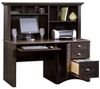Sauder Harbor View Computer Desk with Hutch Antiqued Paint - 401634 ...