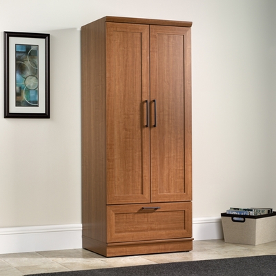 Sauder Homeplus Sienna Oak Wardrobe / Storage Cabinet - 411802 - Sauder ...