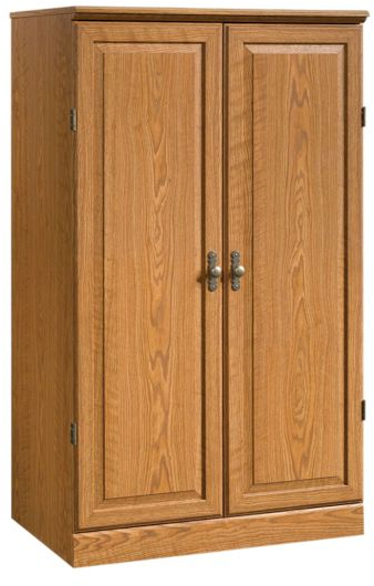 Sauder Orchard Hills Computer Armoire Carolina Oak 401314 Sauder Furniture