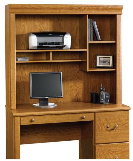 Sauder carolina oak desk store