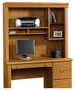 Sauder Orchard Hills Hutch For 402174 Computer Desk Carolina Oak ...