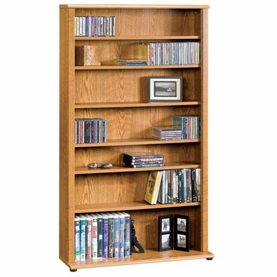 Sauder Orchard Hills Multimedia Storage Tower Carolina Oak - 401739 ...