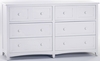 School House 6 Drawer Dresser in White - 7500 - NE Kids