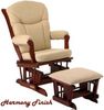 Shermag 37794CB - Glider Rocker & Ottoman Oatmeal Microfiber - 37794CB ...